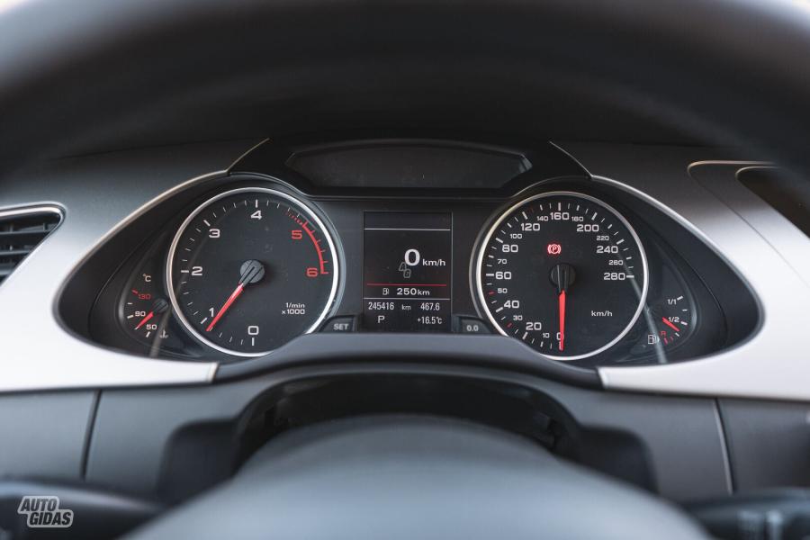 Grey Audi A4 2008 in Kaunas, with an engine capacity of 2.00 L and mileage of 245 thousand km for 4800 €, photo 17 on AUTOMOTO.COM.LV
