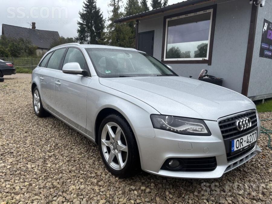 Grey Audi A4 2008 in Rezekne, with an engine capacity of 2.00 L and mileage of 188 thousand km for 5850 €, photo 1 on AUTOMOTO.COM.LV