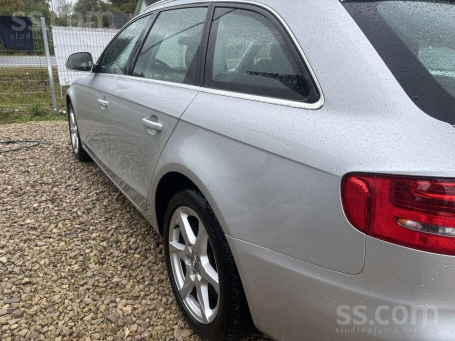 Grey Audi A4 2008 in Rezekne, with an engine capacity of 2.00 L and mileage of 188 thousand km for 5850 €, photo 13 on AUTOMOTO.COM.LV
