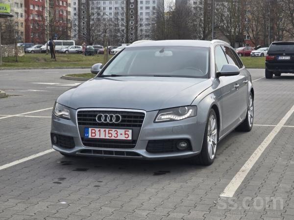 Pelēks Audi A4 2009 Rīga, ar dzinēja tilpumu 2.00 L un nobraukumu 279 tūkst. km par 5390 €, foto 1 vietnē AUTOMOTO.COM.LV