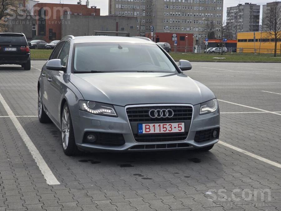 Pelēks Audi A4 2009 Rīga, ar dzinēja tilpumu 2.00 L un nobraukumu 279 tūkst. km par 5390 €, foto 2 vietnē AUTOMOTO.COM.LV