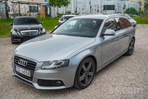 Grey Audi A4 2009 in Liepaja, with an engine capacity of 3.00 L and mileage of 302 thousand km for 4300 €, photo 1 on AUTOMOTO.COM.LV