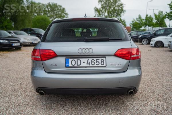 Grey Audi A4 2009 in Liepaja, with an engine capacity of 3.00 L and mileage of 302 thousand km for 4300 €, photo 8 on AUTOMOTO.COM.LV
