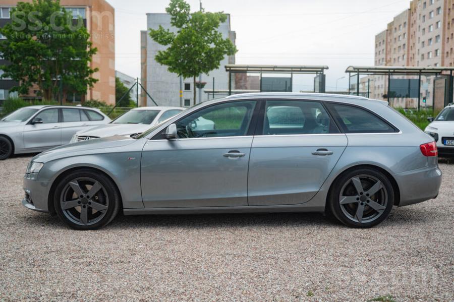 Grey Audi A4 2009 in Liepaja, with an engine capacity of 3.00 L and mileage of 302 thousand km for 4300 €, photo 11 on AUTOMOTO.COM.LV