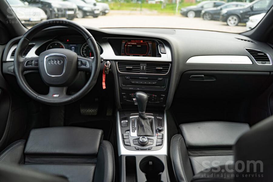 Grey Audi A4 2009 in Liepaja, with an engine capacity of 3.00 L and mileage of 302 thousand km for 4300 €, photo 14 on AUTOMOTO.COM.LV
