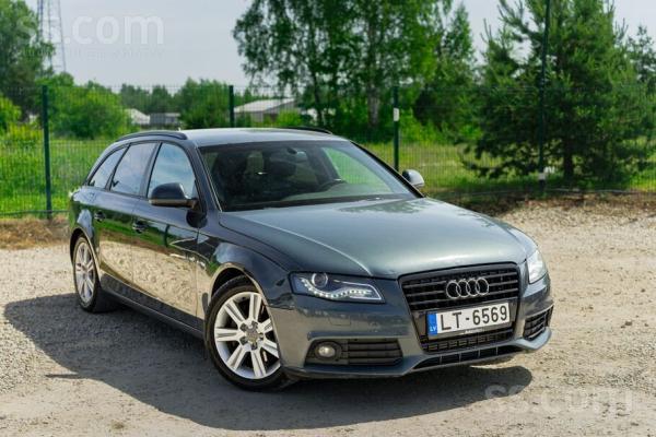 Grey Audi A4 2009 in Riga, with an engine capacity of 3.00 L and mileage of 0 thousand km for 6190 €, photo 3 on AUTOMOTO.COM.LV