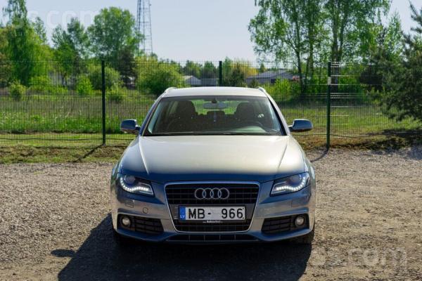 Grey Audi A4 2009 in Riga, with an engine capacity of 2.00 L and mileage of 340 thousand km for 6290 €, photo 2 on AUTOMOTO.COM.LV