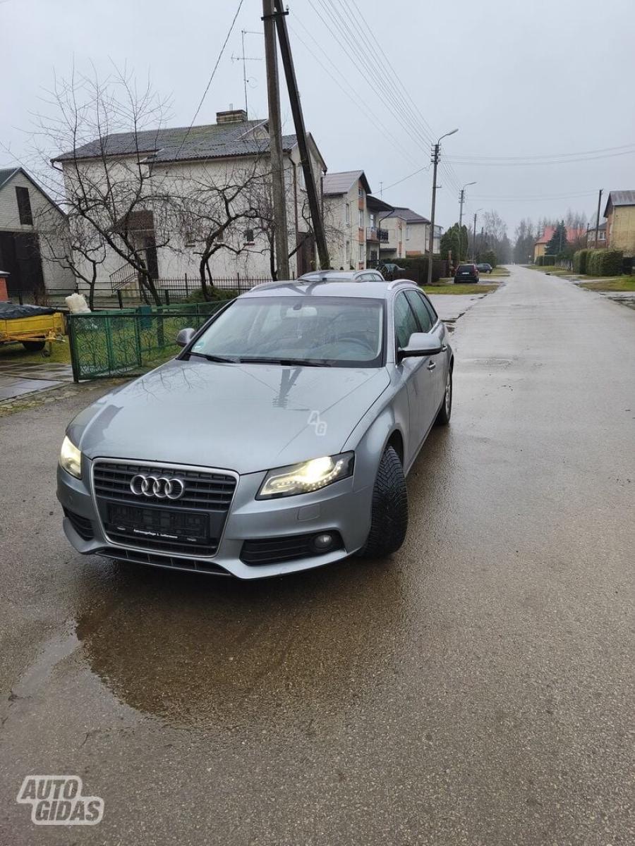 Grey Audi A4 2009 in Vilnius, with an engine capacity of 2.00 L and mileage of 292 thousand km for 5200 €, photo 1 on AUTOMOTO.COM.LV