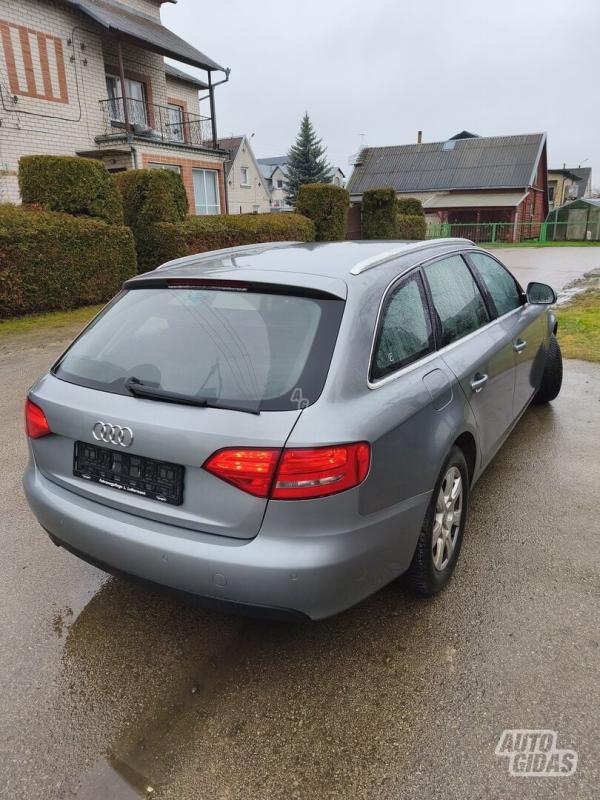 Grey Audi A4 2009 in Vilnius, with an engine capacity of 2.00 L and mileage of 292 thousand km for 5200 €, photo 4 on AUTOMOTO.COM.LV