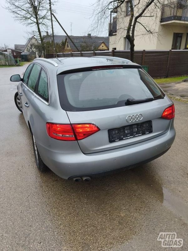 Grey Audi A4 2009 in Vilnius, with an engine capacity of 2.00 L and mileage of 292 thousand km for 5200 €, photo 5 on AUTOMOTO.COM.LV