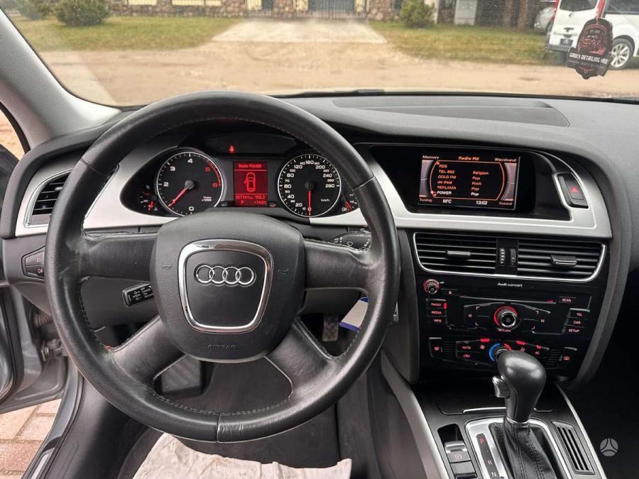 Grey Audi A4 2009 in Siauliai, with an engine capacity of 1.99 L and mileage of 260 thousand km for 5350 €, photo 21 on AUTOMOTO.COM.LV