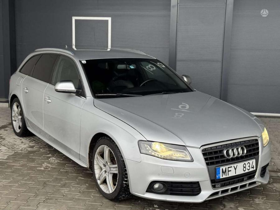 Grey Audi A4 2009 in Vilnius, with an engine capacity of 2.70 L and mileage of 351 thousand km for 4200 €, photo 1 on AUTOMOTO.COM.LV