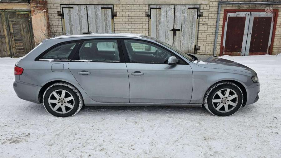Grey Audi A4 2009 in Alytus, with an engine capacity of 1.97 L and mileage of 265 thousand km for 5750 €, photo 2 on AUTOMOTO.COM.LV