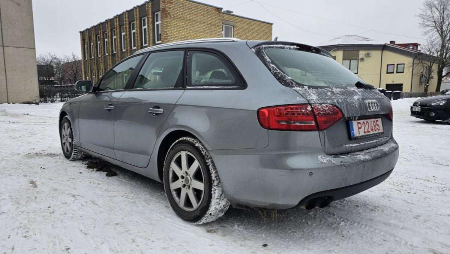 Grey Audi A4 2009 in Alytus, with an engine capacity of 1.97 L and mileage of 265 thousand km for 5750 €, photo 7 on AUTOMOTO.COM.LV