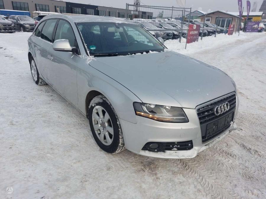 Pelēks Audi A4 2009 Kauņa, ar dzinēja tilpumu 1.97 L un nobraukumu 281 tūkst. km par 3890 €, foto 1 vietnē AUTOMOTO.COM.LV