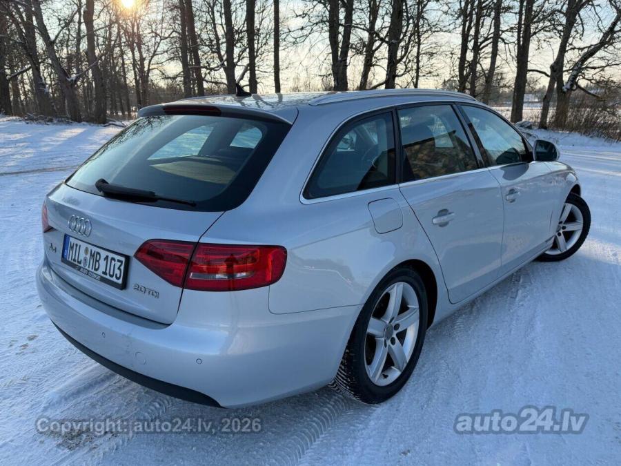 Grey Audi A4 2009 in Viljandi, with an engine capacity of 2.00 L and mileage of 329 thousand km for 6490 €, photo 4 on AUTOMOTO.COM.LV