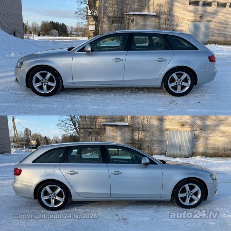 Grey Audi A4 2009 in Viljandi, with an engine capacity of 2.00 L and mileage of 329 thousand km for 6490 €, photo 7 on AUTOMOTO.COM.LV