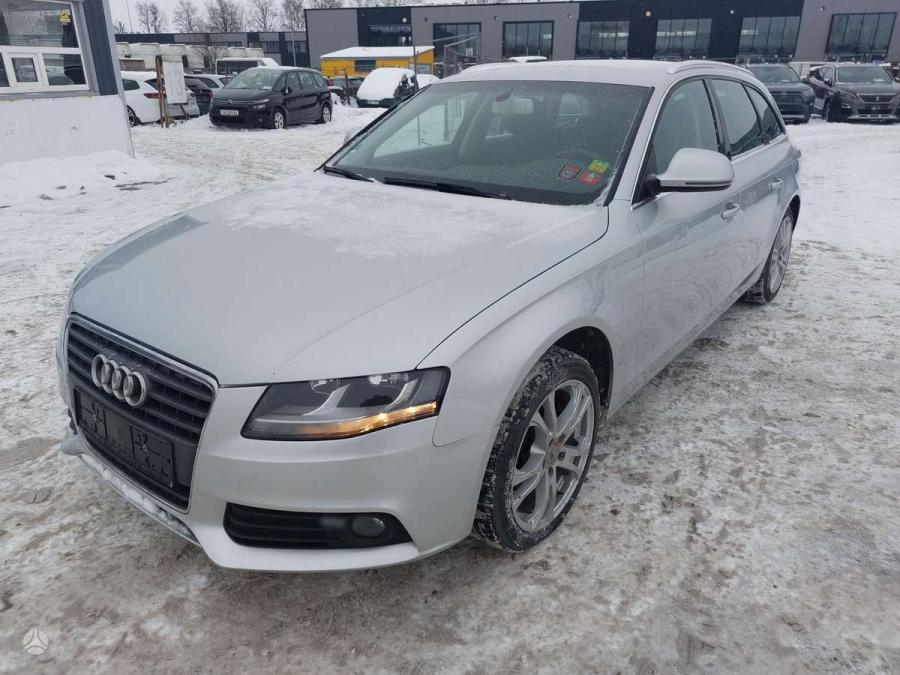 Grey Audi A4 2009 in Kaunas, with an engine capacity of 1.97 L and mileage of 280 thousand km for 3890 €, photo 1 on AUTOMOTO.COM.LV