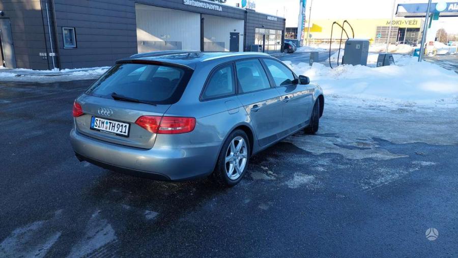 Grey Audi A4 2009 in Utena, with an engine capacity of 1.80 L and mileage of 213 thousand km for 4700 €, photo 5 on AUTOMOTO.COM.LV