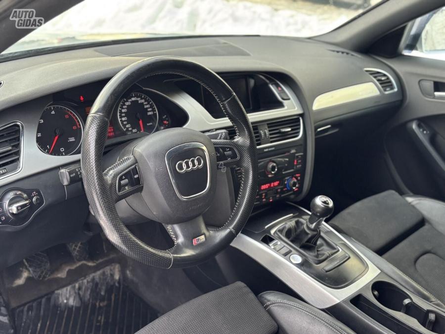Grey Audi A4 2009 in Kaunas, with an engine capacity of 2.00 L and mileage of 300 thousand km for 4950 €, photo 15 on AUTOMOTO.COM.LV