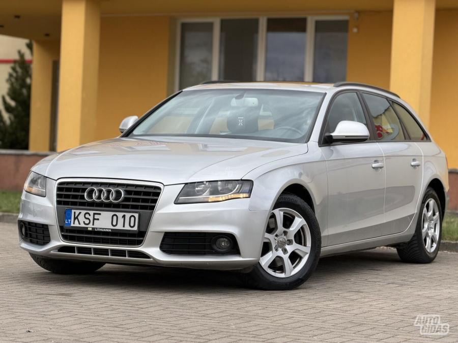 Pelēks Audi A4 2009 Kaišiadorys, ar dzinēja tilpumu 2.00 L un nobraukumu 290 tūkst. km par 4000 €, foto 1 vietnē AUTOMOTO.COM.LV
