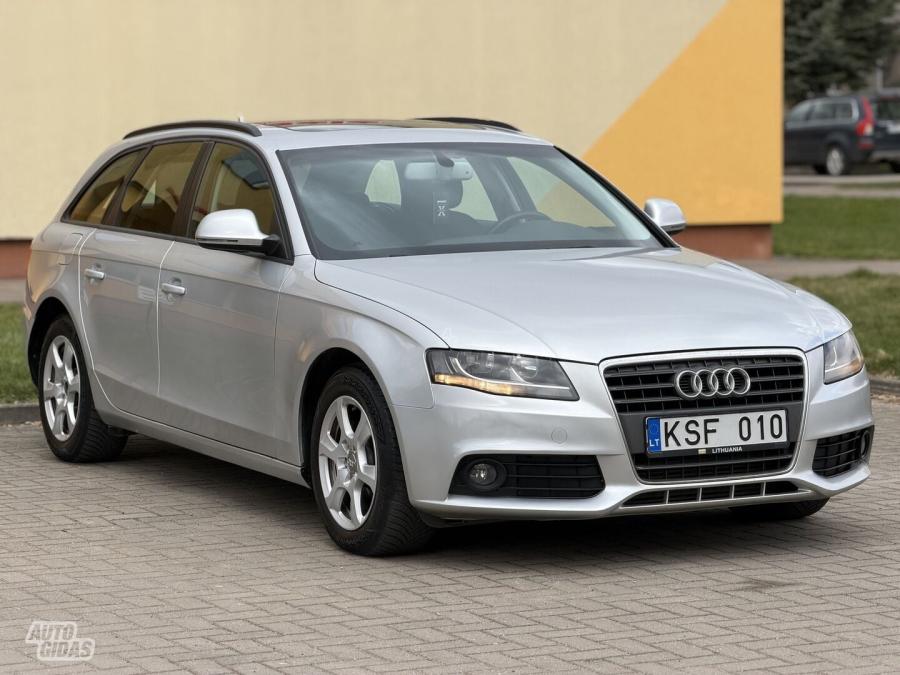 Pelēks Audi A4 2009 Kaišiadorys, ar dzinēja tilpumu 2.00 L un nobraukumu 290 tūkst. km par 4000 €, foto 3 vietnē AUTOMOTO.COM.LV