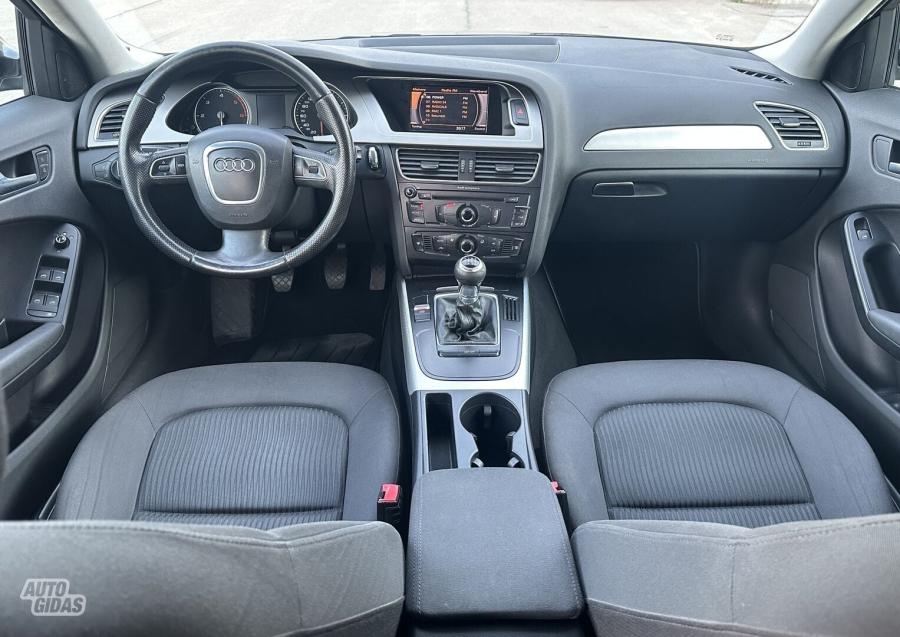 Pelēks Audi A4 2009 Alīta, ar dzinēja tilpumu 2.00 L un nobraukumu 239 tūkst. km par 5100 €, foto 9 vietnē AUTOMOTO.COM.LV