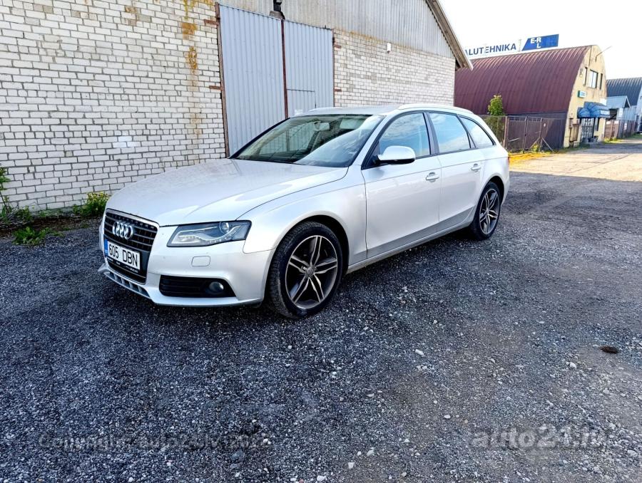 Grey Audi A4 2009 in Tallinn, with an engine capacity of 2.00 L and mileage of 308 thousand km for 2399 €, photo 1 on AUTOMOTO.COM.LV