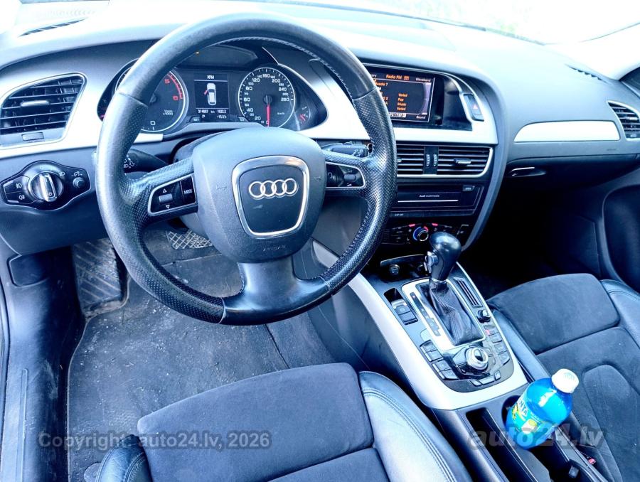 Grey Audi A4 2009 in Tallinn, with an engine capacity of 2.00 L and mileage of 308 thousand km for 2399 €, photo 10 on AUTOMOTO.COM.LV