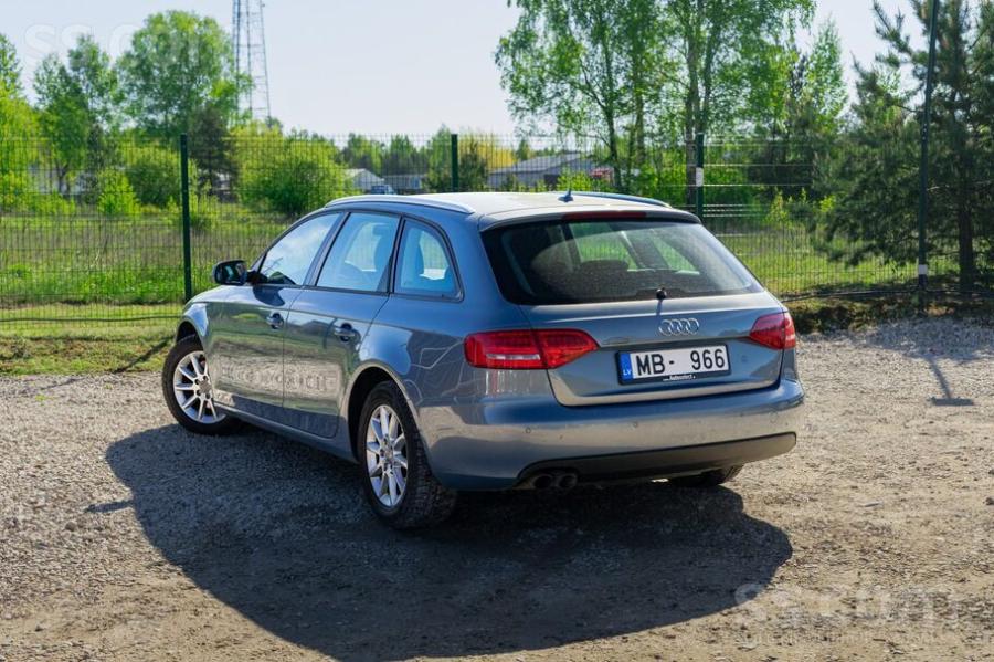 Grey Audi A4 2009 in Riga, with an engine capacity of 2.00 L and mileage of 340 thousand km for 6290 €, photo 5 on AUTOMOTO.COM.LV