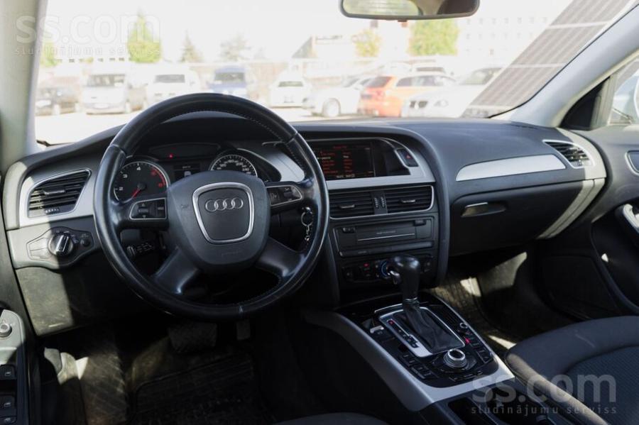 Grey Audi A4 2009 in Riga, with an engine capacity of 2.00 L and mileage of 340 thousand km for 6290 €, photo 8 on AUTOMOTO.COM.LV