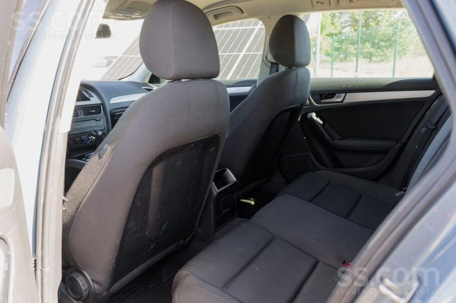 Grey Audi A4 2009 in Riga, with an engine capacity of 2.00 L and mileage of 340 thousand km for 6290 €, photo 10 on AUTOMOTO.COM.LV