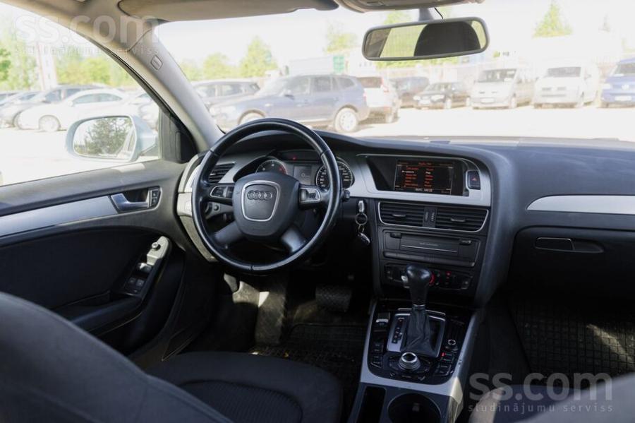 Grey Audi A4 2009 in Riga, with an engine capacity of 2.00 L and mileage of 340 thousand km for 6290 €, photo 12 on AUTOMOTO.COM.LV