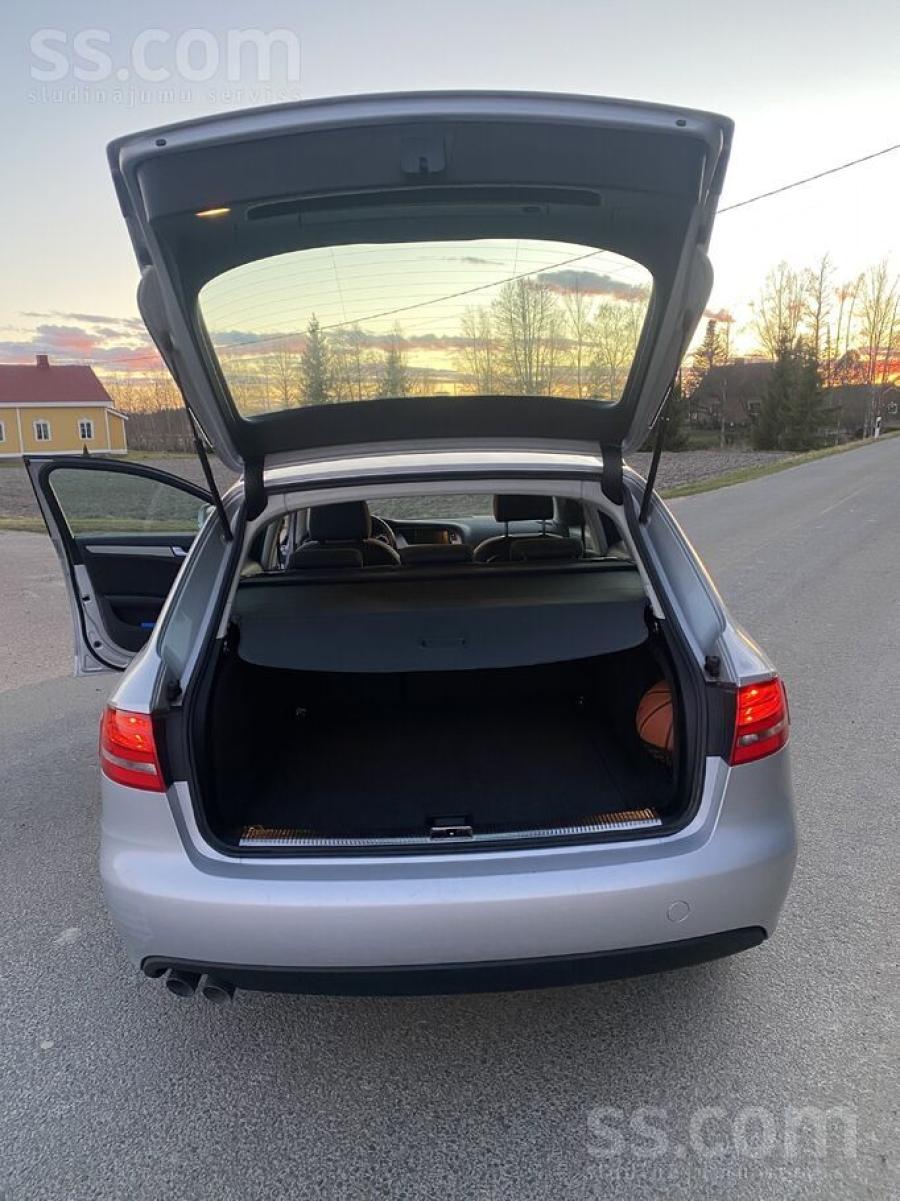 Grey Audi A4 2009 in Riga, with an engine capacity of 2.00 L and mileage of 480 thousand km for 2500 €, photo 12 on AUTOMOTO.COM.LV