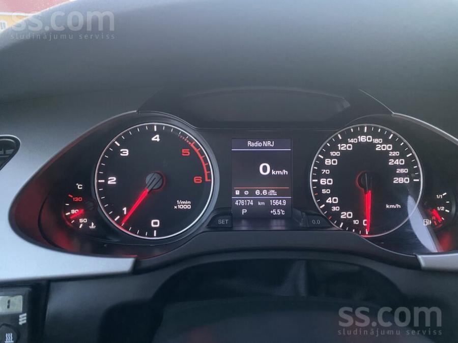 Grey Audi A4 2009 in Riga, with an engine capacity of 2.00 L and mileage of 480 thousand km for 2500 €, photo 13 on AUTOMOTO.COM.LV
