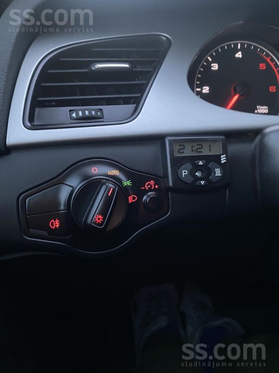 Grey Audi A4 2009 in Riga, with an engine capacity of 2.00 L and mileage of 480 thousand km for 2500 €, photo 14 on AUTOMOTO.COM.LV