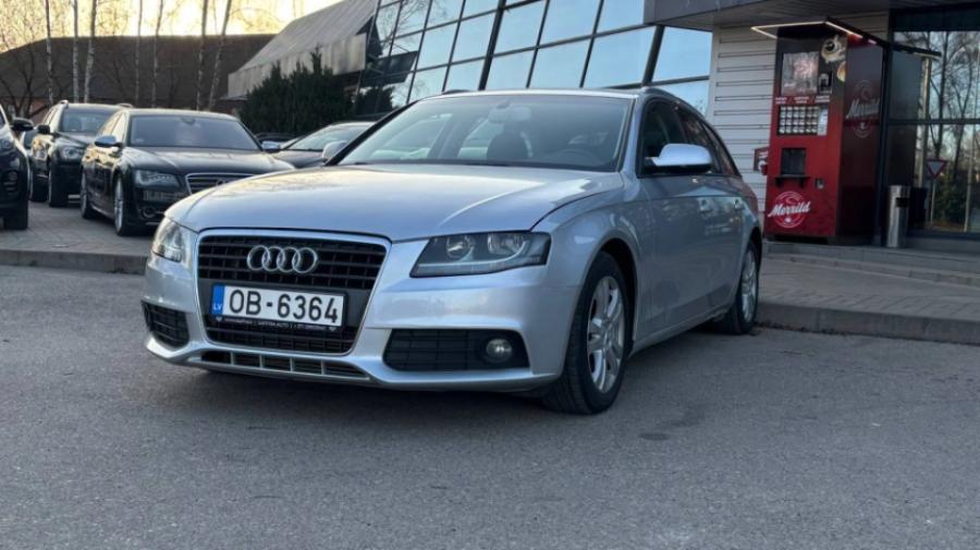 Grey Audi A4 2009 in Riga, with an engine capacity of 2.00 L and mileage of 294 thousand km for 5199 €, photo 5 on AUTOMOTO.COM.LV