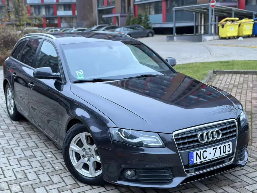 Grey Audi A4 2009 in Riga, with an engine capacity of 2.70 L and mileage of 251 thousand km for 5290 €, photo 1 on AUTOMOTO.COM.LV