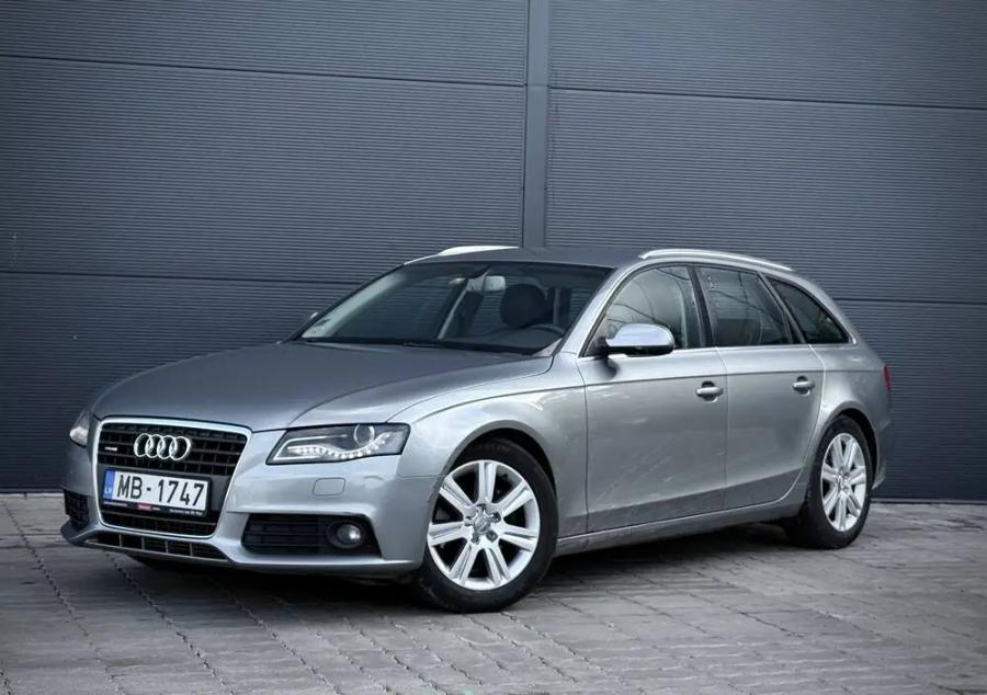 Grey Audi A4 2009 in Riga, with an engine capacity of 1.80 L and mileage of 264 thousand km for 3900 €, photo 1 on AUTOMOTO.COM.LV