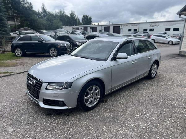 Grey Audi A4 2009 in Utena, with an engine capacity of 1.97 L and mileage of 317 thousand km for 5650 €, photo 1 on AUTOMOTO.COM.LV