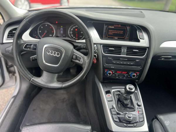 Grey Audi A4 2009 in Utena, with an engine capacity of 1.97 L and mileage of 317 thousand km for 5650 €, photo 9 on AUTOMOTO.COM.LV