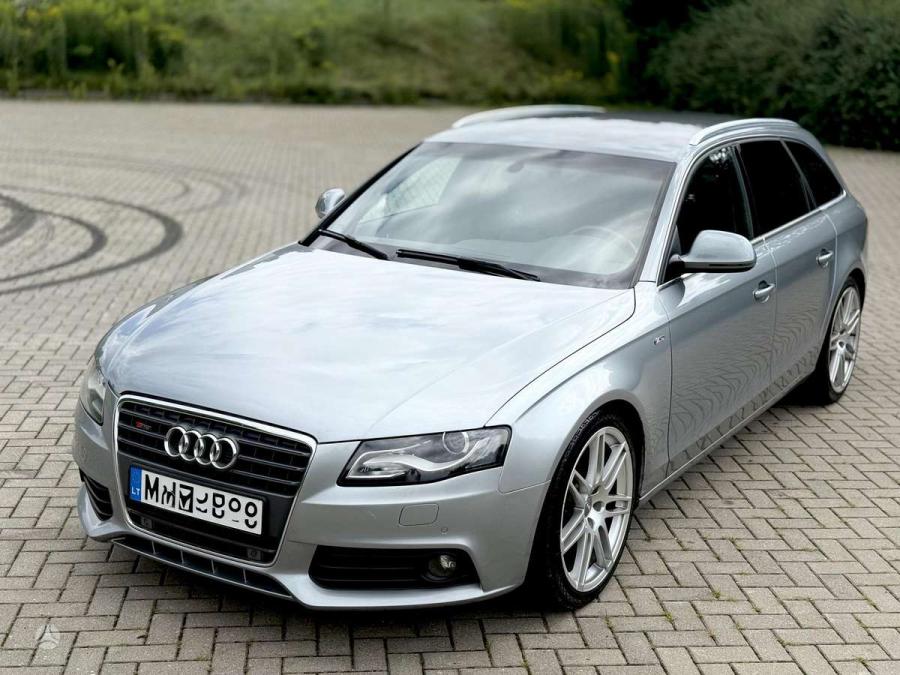 Grey Audi A4 2009 in Vilnius, with an engine capacity of 2.00 L and mileage of 297 thousand km for 3300 €, photo 3 on AUTOMOTO.COM.LV