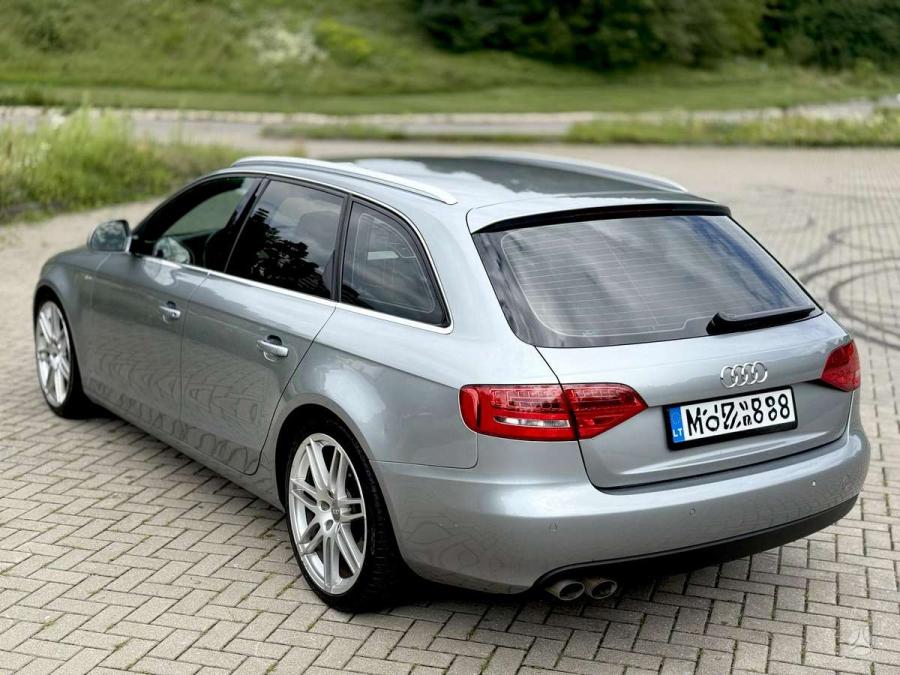Grey Audi A4 2009 in Vilnius, with an engine capacity of 2.00 L and mileage of 297 thousand km for 3300 €, photo 5 on AUTOMOTO.COM.LV