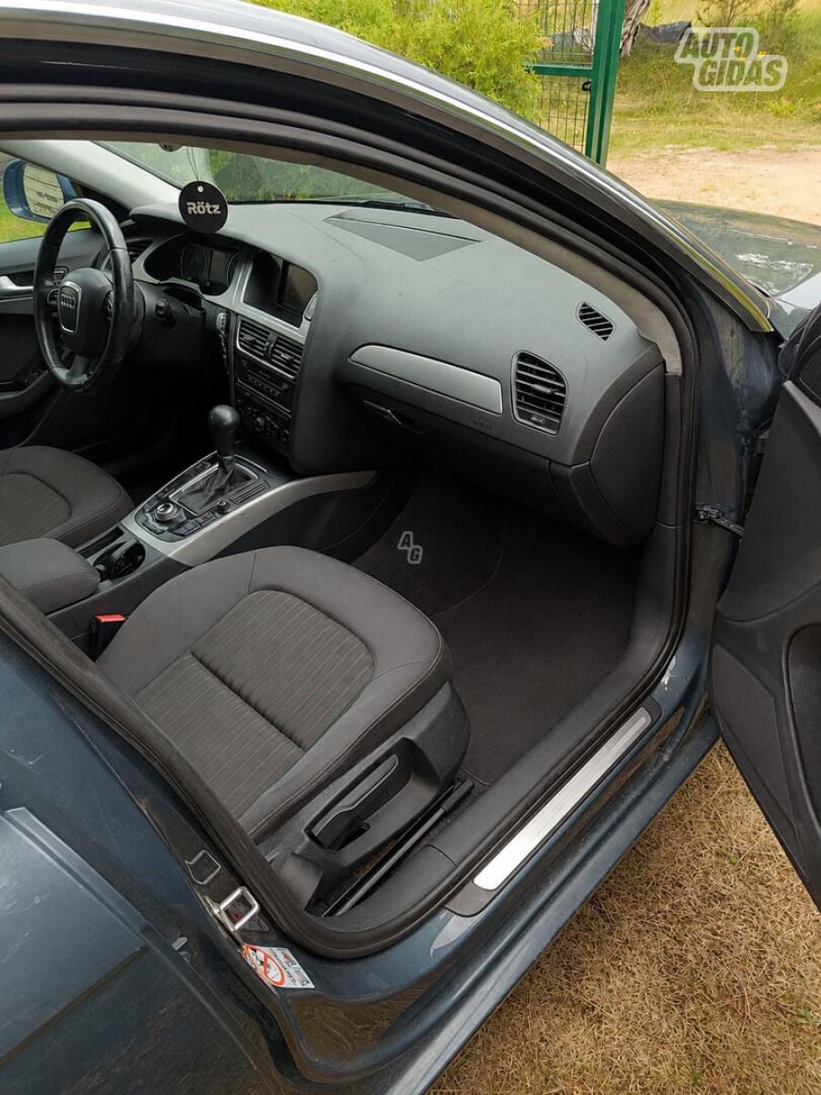 Grey Audi A4 2009 in Vilnius, with an engine capacity of 2.70 L and mileage of 342 thousand km for 4200 €, photo 9 on AUTOMOTO.COM.LV