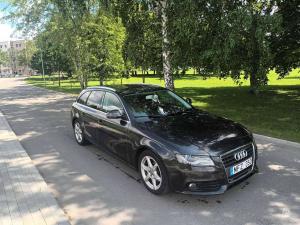 Pelēks Audi A4 2009 Telšiai, ar dzinēja tilpumu 1.97 L un nobraukumu 300 tūkst. km par 4950 €, foto  vietnē AUTOMOTO.COM.LV