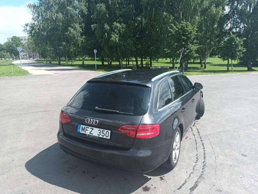 Pelēks Audi A4 2009 Telšiai, ar dzinēja tilpumu 1.97 L un nobraukumu 300 tūkst. km par 4950 €, foto 11 vietnē AUTOMOTO.COM.LV