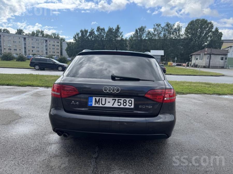 Pelēks Audi A4 2009 Rīga, ar dzinēja tilpumu 2.00 L un nobraukumu 292 tūkst. km par 3900 €, foto 7 vietnē AUTOMOTO.COM.LV