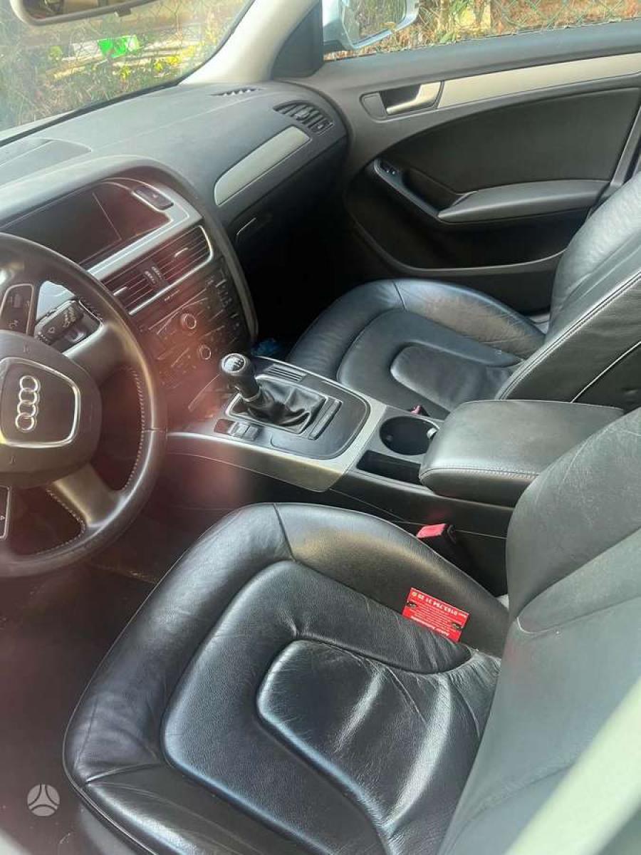 Pelēks Audi A4 2009 Utena, ar dzinēja tilpumu 2.00 L un nobraukumu 214 tūkst. km par 4900 €, foto 8 vietnē AUTOMOTO.COM.LV
