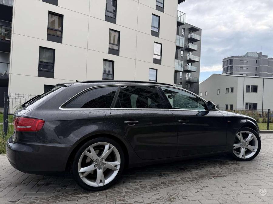 Grey Audi A4 2009 in Kaunas, with an engine capacity of 1.99 L and mileage of 324 thousand km for 5800 €, photo 25 on AUTOMOTO.COM.LV