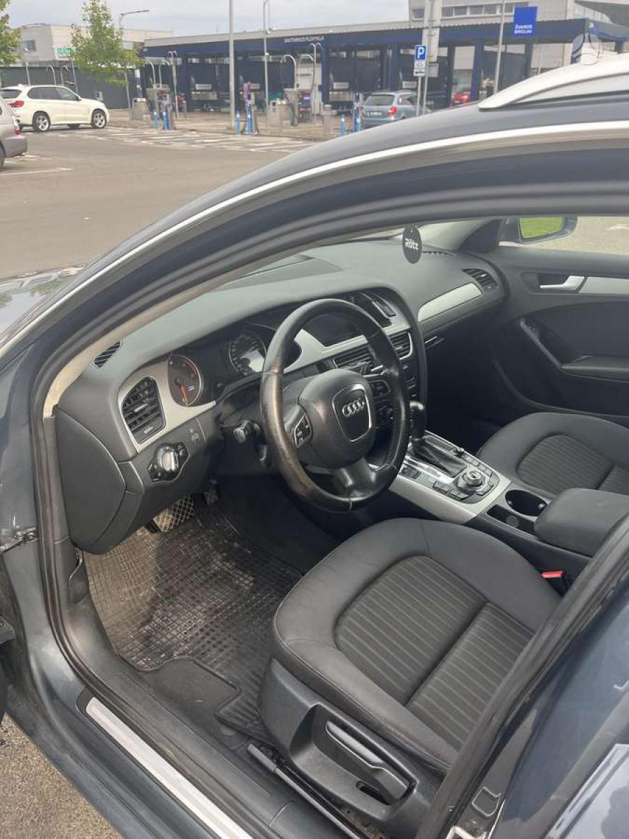 Grey Audi A4 2009 in Vilnius, with an engine capacity of 2.70 L and mileage of 342 thousand km for 4000 €, photo 8 on AUTOMOTO.COM.LV